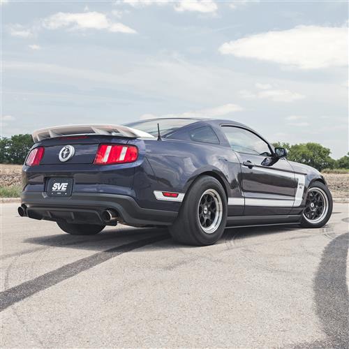 SVE Mustang Drag Comp Wheel & Tire Kit - 17x4.5 & 15x10 - Gloss Black ...