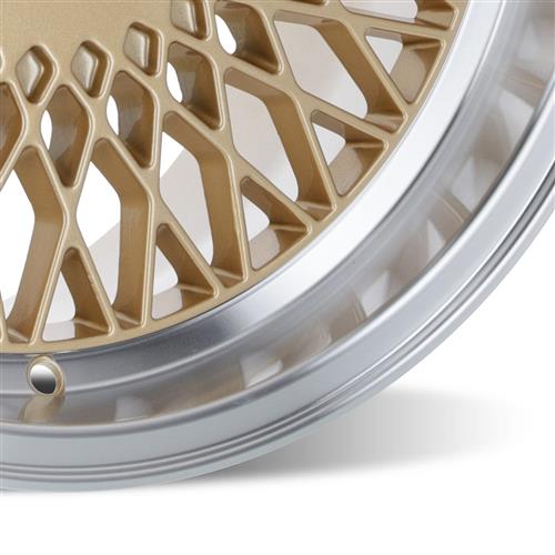 SVE Fox Body Mesh Wheel - Classic Gold - 17x9 - 5 Lug | 79-93 Mustang