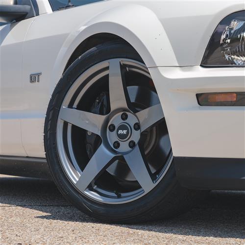 SVE Mustang R355 Wheel Kit - 19x10/11 - Titanium Gray (05-14)
