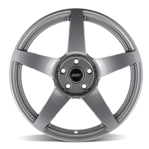 SVE Mustang R355 Wheel & Nitto Tire Kit - 19x10/11 - Titanium Gray (24-25)