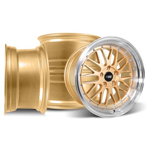 SVE Mustang Series 1 Wheel Kit - 18x9/10 - Liquid Gold (94-04)