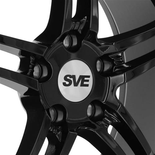 SVE Mustang Series 2 Wheel - 18x10 Black w/ Machined Lip (94-04)