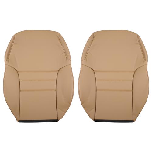 TMI Mustang Front Sport Seat Upholstery - Saddle Tan Vinyl (94-96) 43 ...