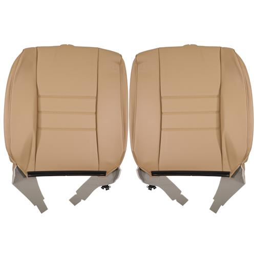 TMI Mustang Sport Seat Upholstery Saddle Tan Vinyl (94-96) Coupe 43 ...