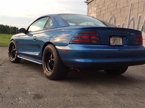 SVE Mustang Drag Wheel Kit - 17x4.5/15x10 - Gloss Black (94-04)