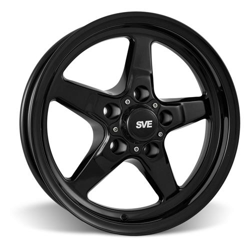 SVE Mustang Drag Wheel Kit 17x4.5/15x10 - Gloss Black (05-14)