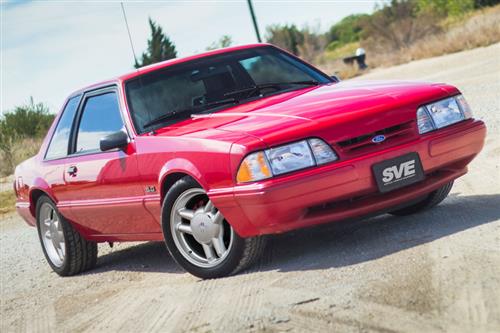 SVE Mustang Tri-Bar Wheel Kit - 17x9 - 4 Lug - Silver (79-93)