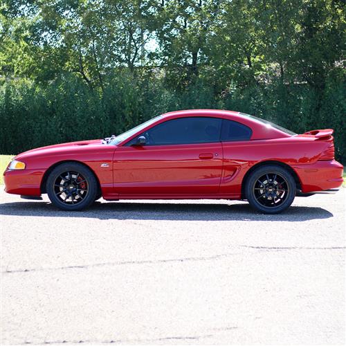 SVE Mustang FR500 Wheel & M/T Tire Kit - 17x9/10.5 - Gloss Black (94-04)